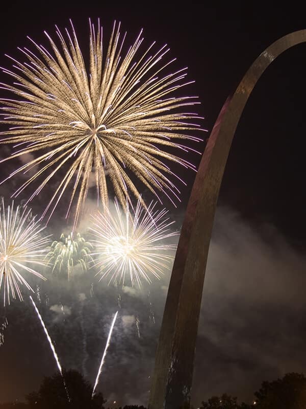 Arch Fireworks - St. Louis Image